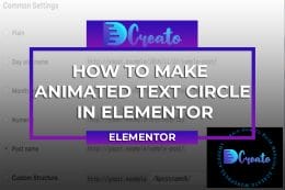 How To Make Animated Text Circle In Elementor Dcreato