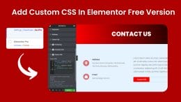 How To Add Custom CSS In Elementor Free Version Dcreato